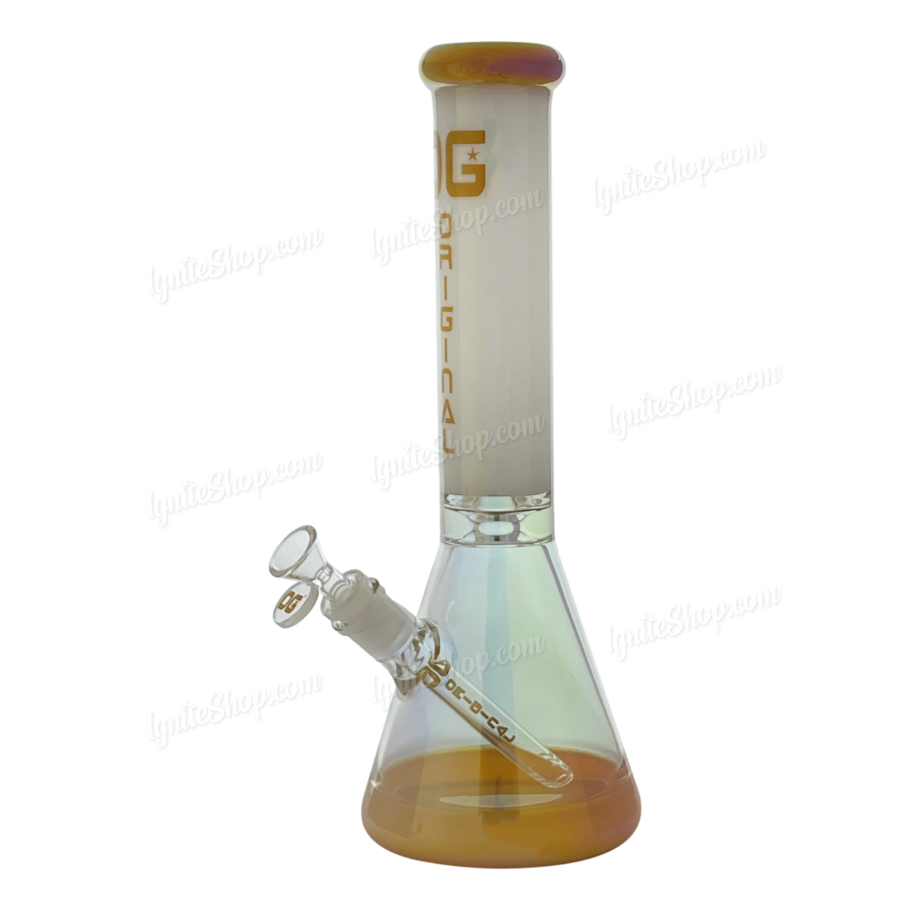 OG Original Glass Metallic Color Beaker 14inches - YELLOW