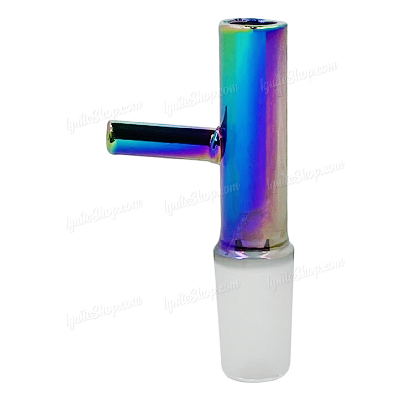 Metallic Chrome Popper Tube Bowl 14mm - RAINBOW