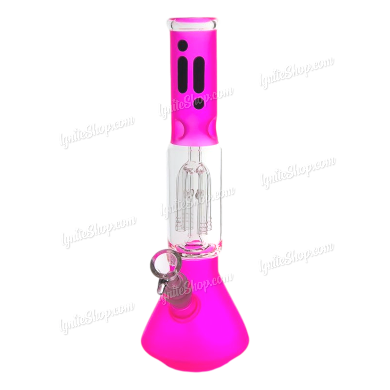 INFINITI Glass 12inch Percolator Beaker GP1114 - PINK